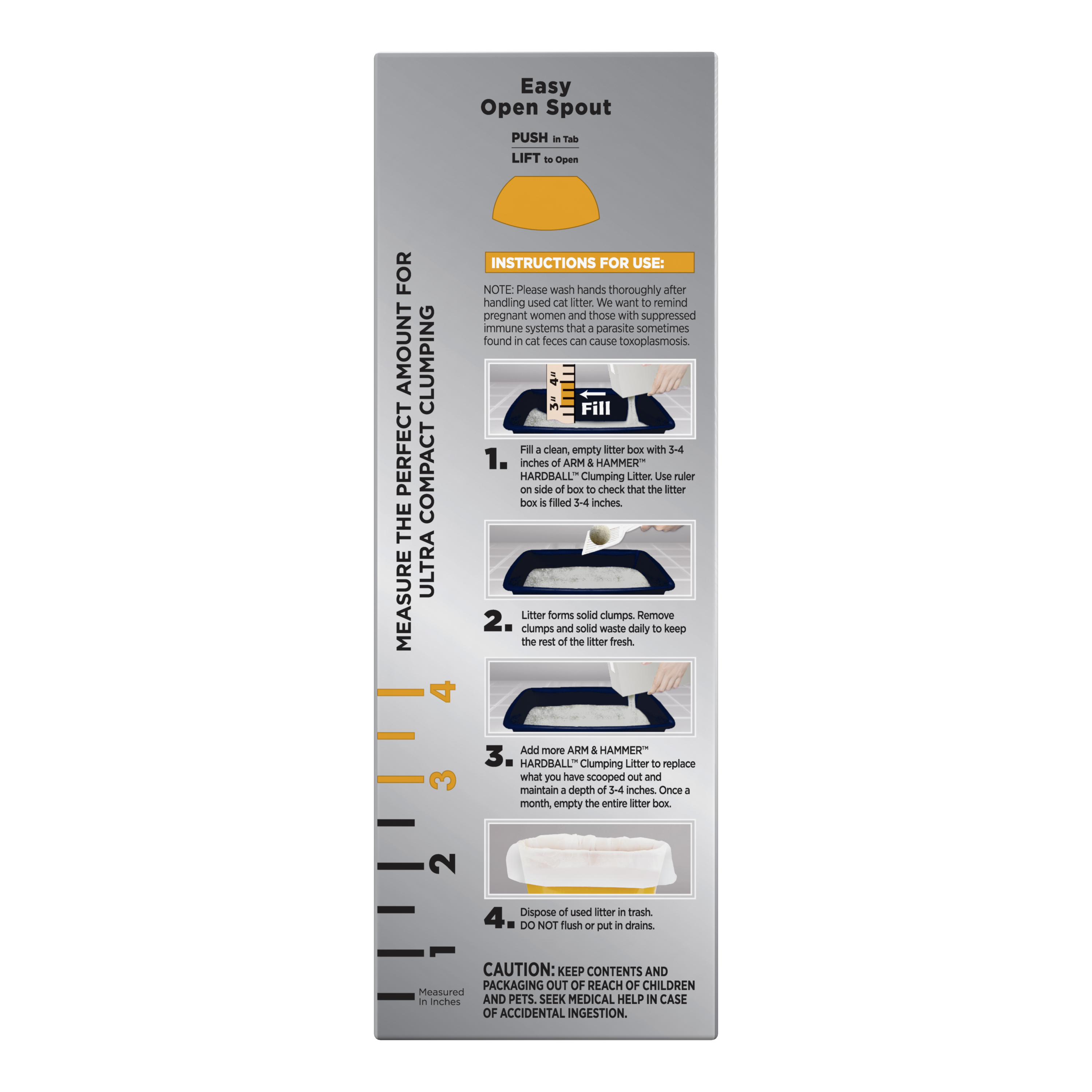 HardBall™ Lightweight Easy No-Mess Scooping Garden Bloom Scent Platinum ...