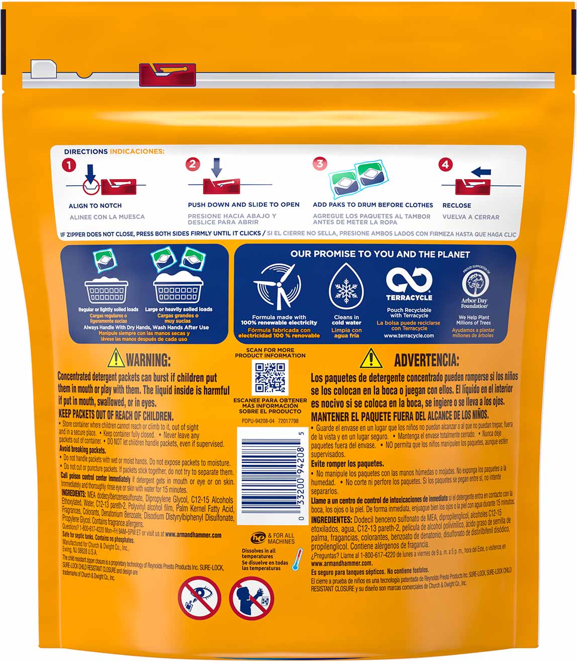 ARM & HAMMER Plus OxiClean Stain Removers, High Efficiency (HE), 5-in-1 ...