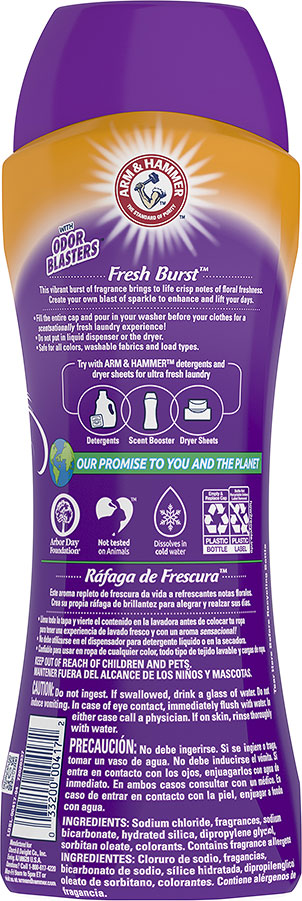 ARM & HAMMER™ Clean Sensations Laundry In-Wash Scent Booster, Fresh ...