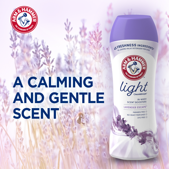 ARM & HAMMER Light Laundry In-Wash Scent Booster, Lavender Escape Scent