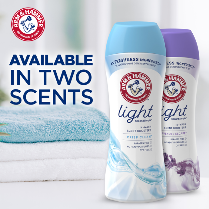 ARM & HAMMER Light Laundry In-Wash Scent Booster, Lavender Escape Scent