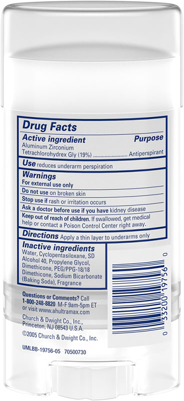 ULTRAMAX™ Gel Antiperspirant Deodorant, Cool Blast